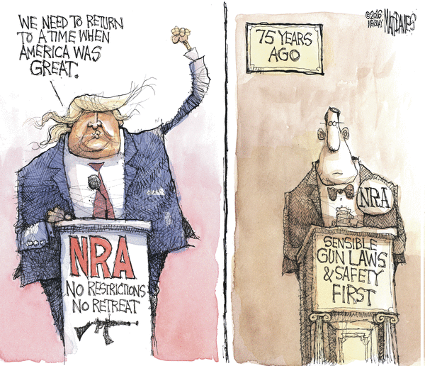 Editorial cartoon: The old ways